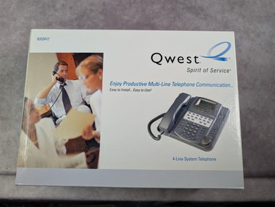 Brand New QWEST NSQ412 Qwest 4 Line System Teletpjone Business | eBay