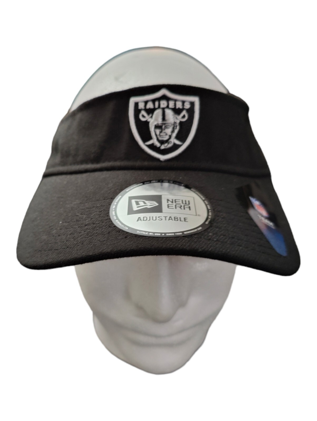 New Era Las Vegas Oakland Raiders Black Sideline Gruden Strapback Visor ...