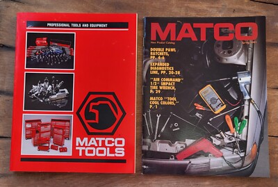 Vintage Product Catalogs MATCO TOOLS Equipment 1989 & 1991 Mechanic ...