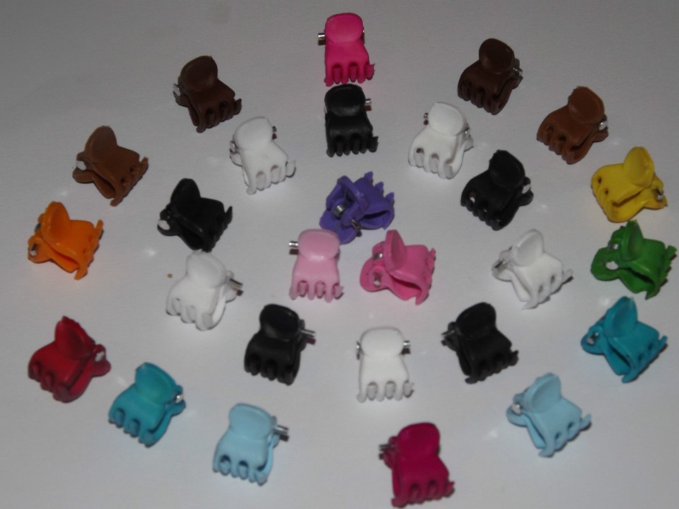 @ BLACK CLEAR @ MINI 1.5 cm HAIR CLAW CLAMPS~HAIR CLIPS~HAIR GRIPS ...