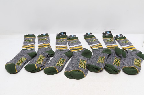 7 Pairs For Bare Feet Mens NCAA North Dakota State Bison Crew Sock ...