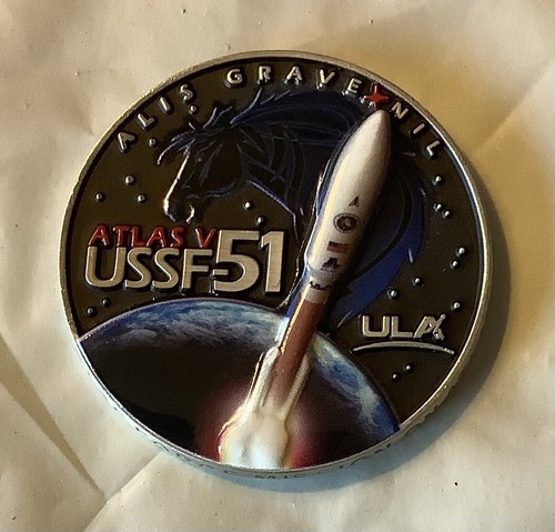 NROL-51 ATLAS V LAUNCH SPACE CALAGE COIN ️😜 | eBay