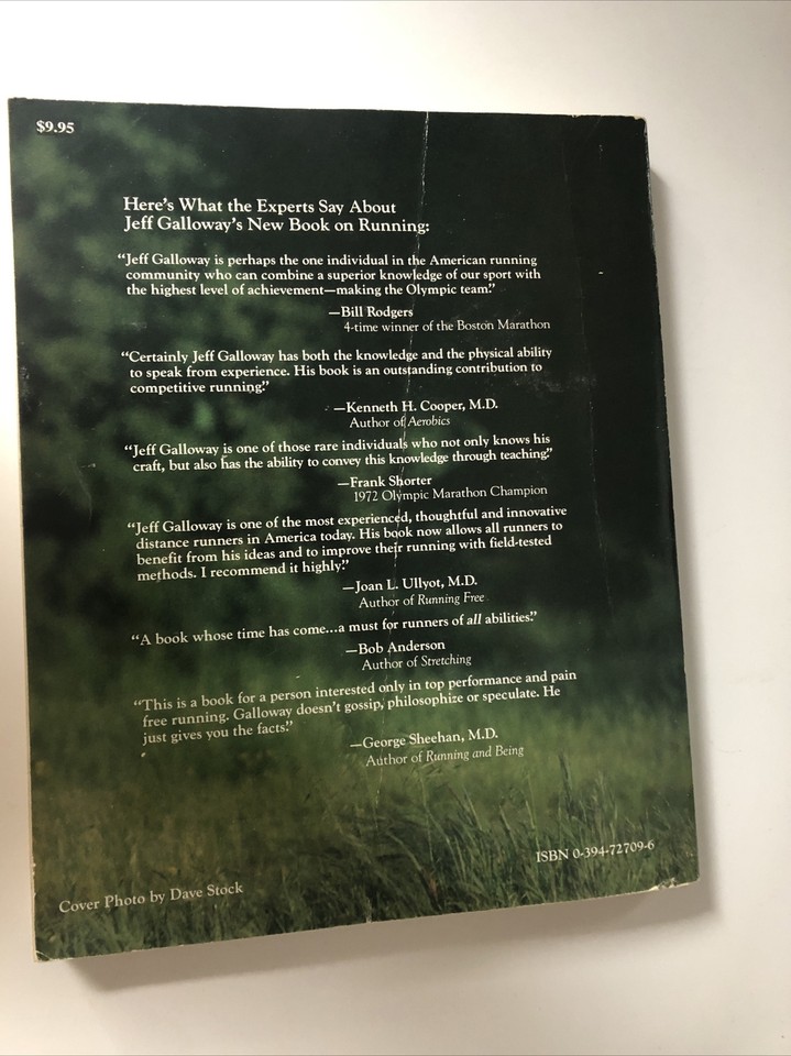 Galloway's Book on Running by Jeff Galloway (1984, Trade Paperback ...