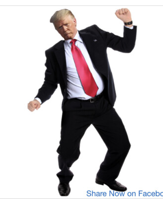 DANCING TRUMP LIFE SIZED CARDBOARD CUTOUT FREE SHIPPING! LAST ONE! | eBay