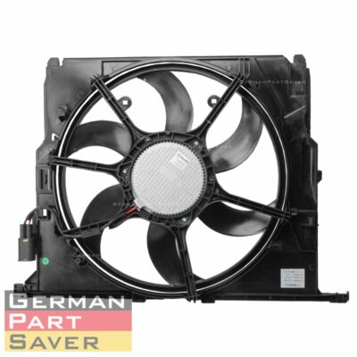 Radiator Condenser Cooling Fan Motor Assembly for BMW F10 528i 2011 ...