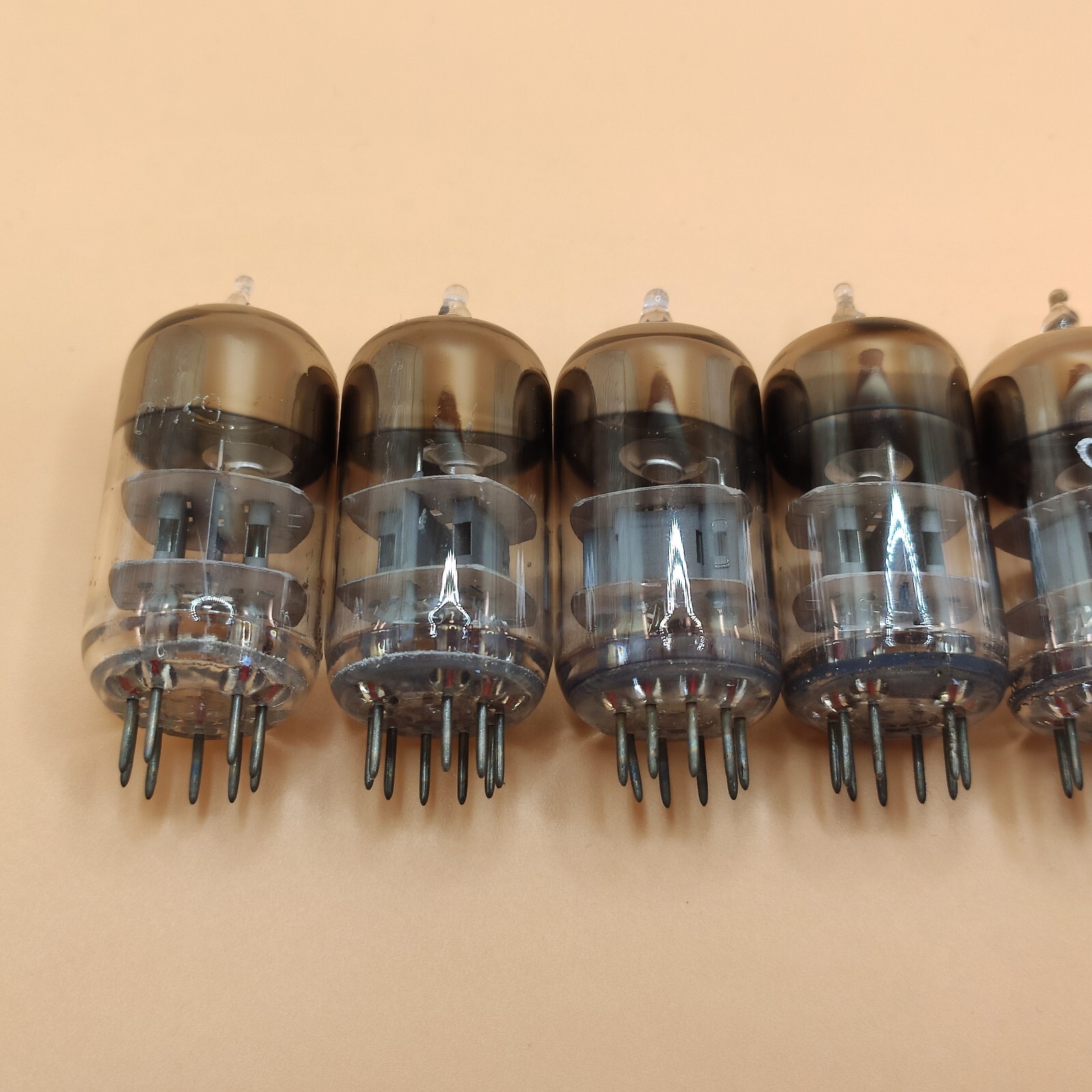 6N3P x 8PIÈCES MINI TUBE DOUBLE TRIODE USINE OKTYABR INUTILISÉ ~*2C51 ...