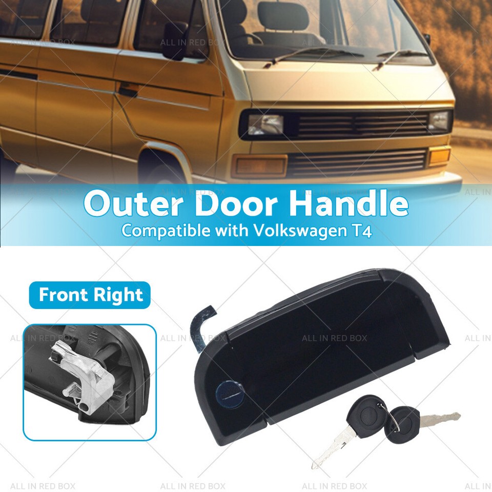 Front Right Outer Door Handle with Keys Suitable for VW T4 1990-2003 ...