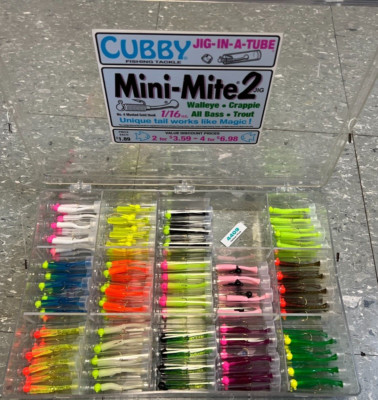 NEW CUBBY MIni-Mite 1/16oz Display (180 Jigs) 14 COLORS! | eBay