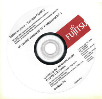 Fujitsu – Operating System Recovery DVD – Windows XP SP3 | eBay