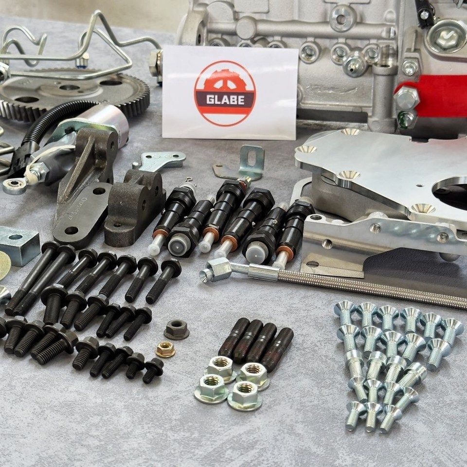 12 valve P pump conversion kit 500-550hp with billet timing cover and ...