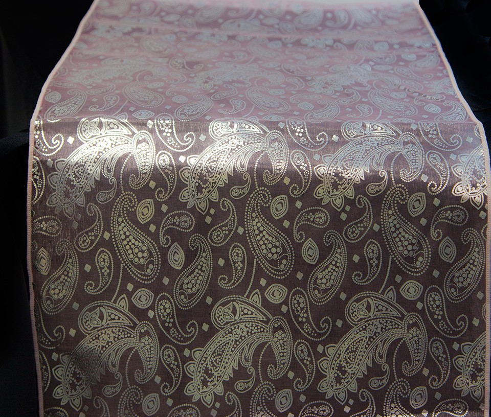 LILAC/ METALLIC SILVER SASHES OR TABLE RUNNERS EVENTS WEDDING DECOR ...