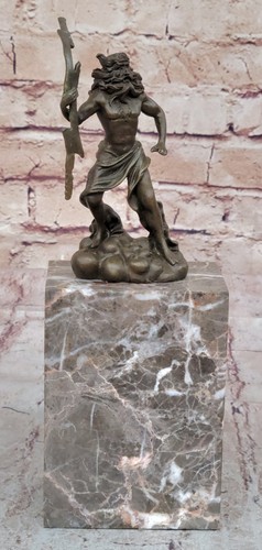 Greek Mythology Zeus Jupiter Bronze Statue Signed Lost Wax Hot Cast ...