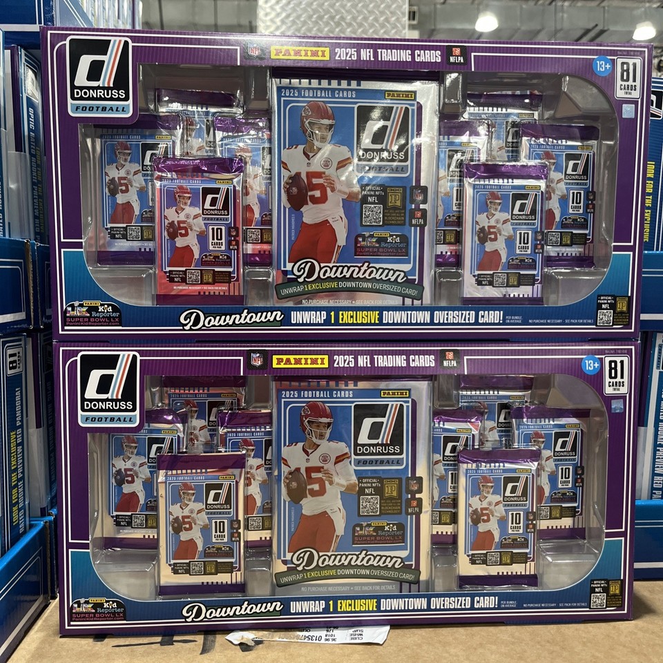 1 Pack 2025 Panini Donruss NFL Football Bundle Costco - In Hand - Ships ...
