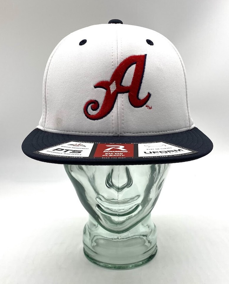 Richardson PTS20 Stretch-Fit Baseball Hat Size S / M White Black Red A ...