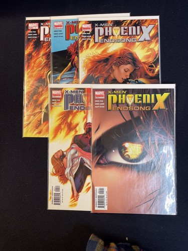 X-Men Pheonix Endsong #1-5; Complete Series; Greg Pak, Greg Land ...