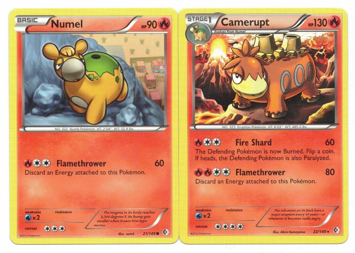 Numel Pokemon Card
