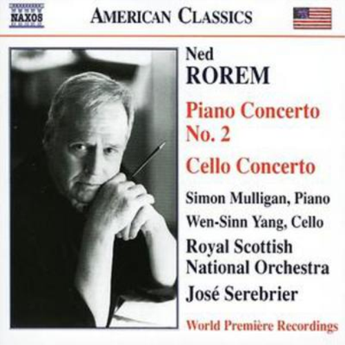 Ned Rorem Piano Concerto No. 2, Cello Concerto (Serebrier, Rsno) (CD ...