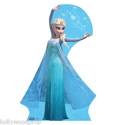FROZEN ELSA DISNEY PRINCESS LIFESIZE CARDBOARD STANDUP STANDEE CUTOUT ...
