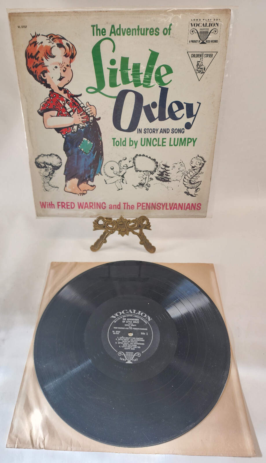 12" Vinyl LP Record The Adventures Of Little Orley In Story And Song ...