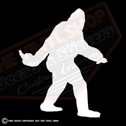 Bigfoot Middle Finger Sasquatch Yeti Sticker Decal NW WA Conspiracy Car ...