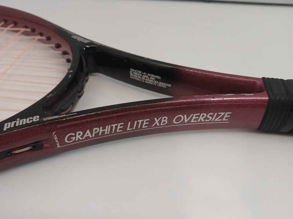 Prince Graphite Lite XB Oversize 110 Tennis Racquet 4 1/4 Needs Grip | eBay