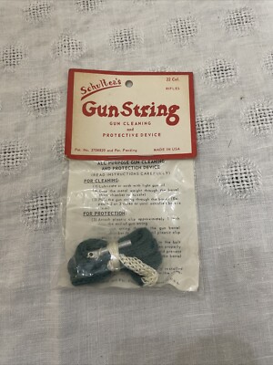 Vintage NOS Schultea's GunString Gun Cleaning String for 22 ca. Rifles ...