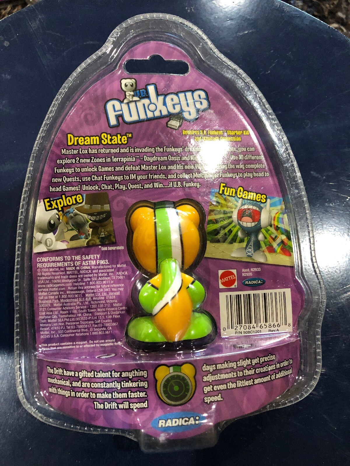 UB FUNKEYS DREAM STATE 2008 DRIFT SET YELLOW & GREEN N2935 | eBay