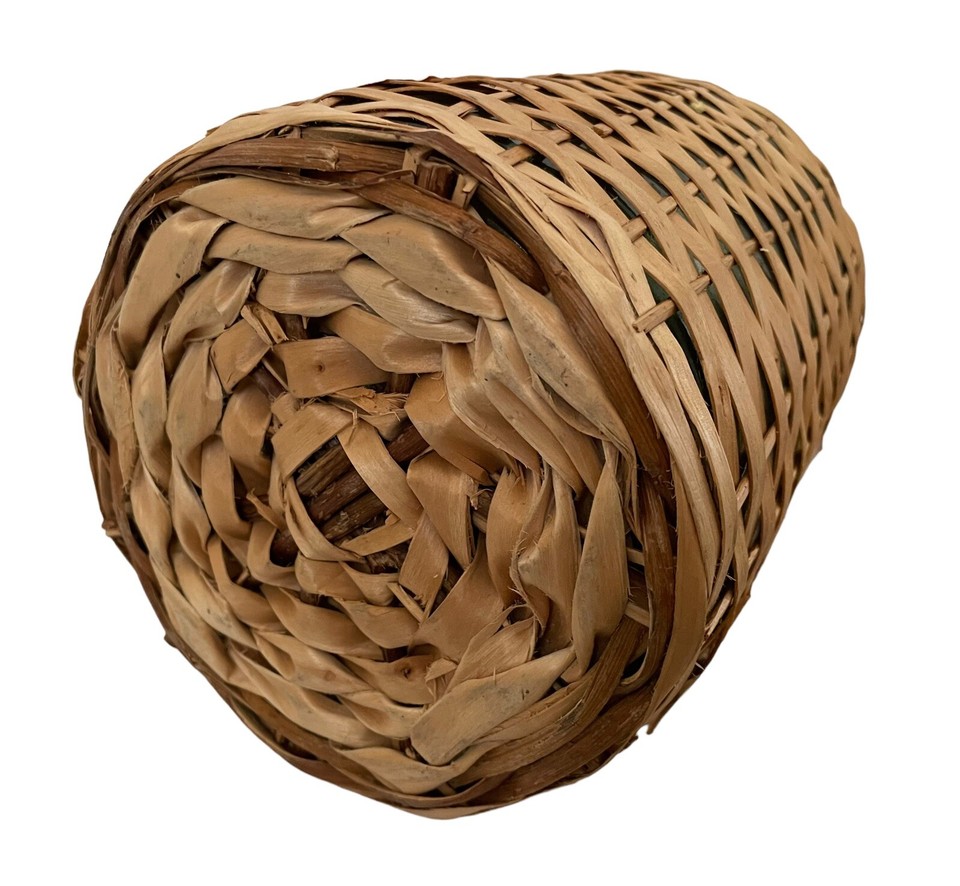 Vintage Wicker Wrapped Ron Bacardi Superior Puerto Rican Rum Bottle 14. ...