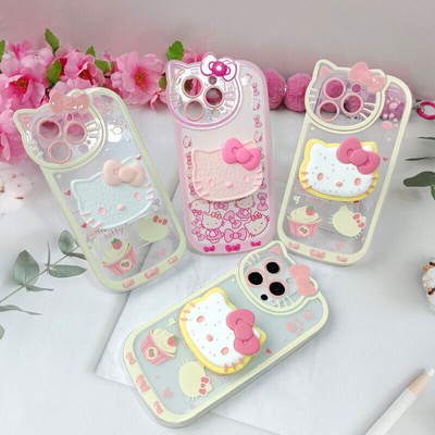 Hello Kitty Holder For iPhone 15 Pro Max 14 13 12 11 XS XR 7 8 Phone ...