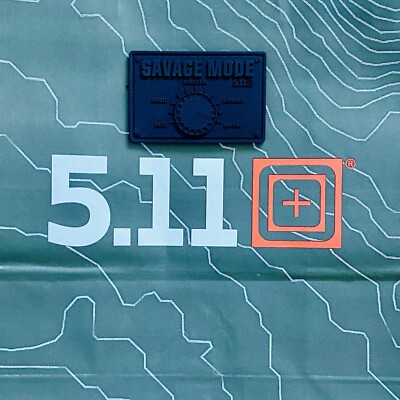 5.11 Tactical Patch - Savage Mode Blackout - Patch | eBay
