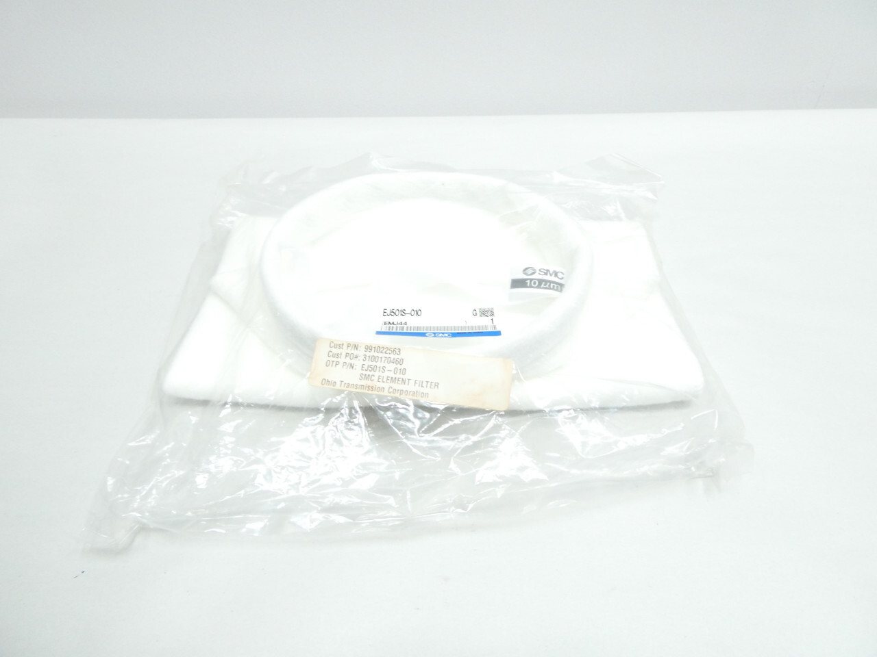 Smc EJ501S-010 Hydraulic Bag Filter Element for sale online | eBay