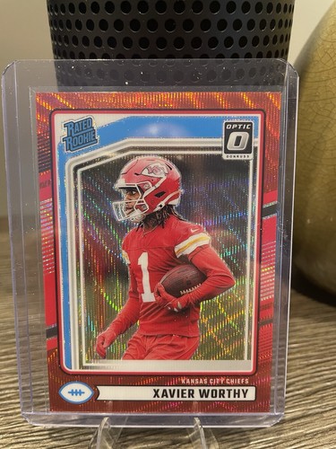 2024 Donruss - Rated Rookie Optic Preview Red Wave Prizm #398 Xavier ...