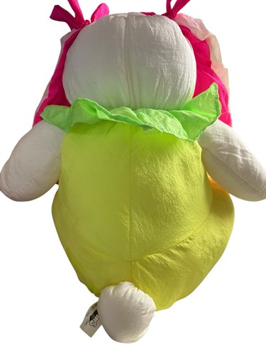 Stuffins White Bunny Rabbit Nylon Puffalump 12" Plush 1990 Original ...