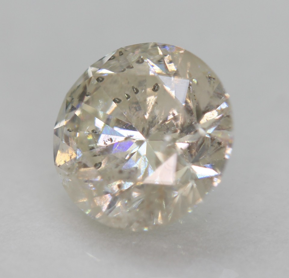 1.01 Carat J Color Round Brilliant Natural Enhanced Loose Diamond 6.3mm W VIDEO | eBay
