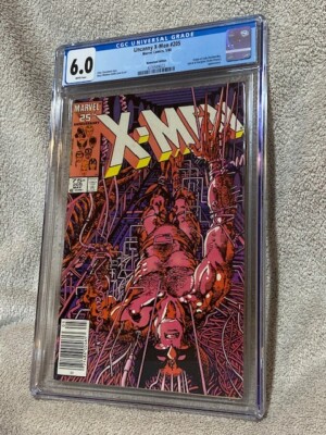 Marvel Comics Uncanny X-Men #205 CGC Graded 6.0 5/86 1986 Newsstand ...