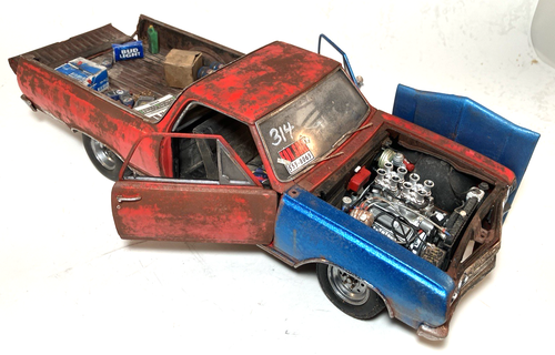 Custom 1965 Chevelle El Camino Weathered Outlaw Drag Chevy Barn Find ...
