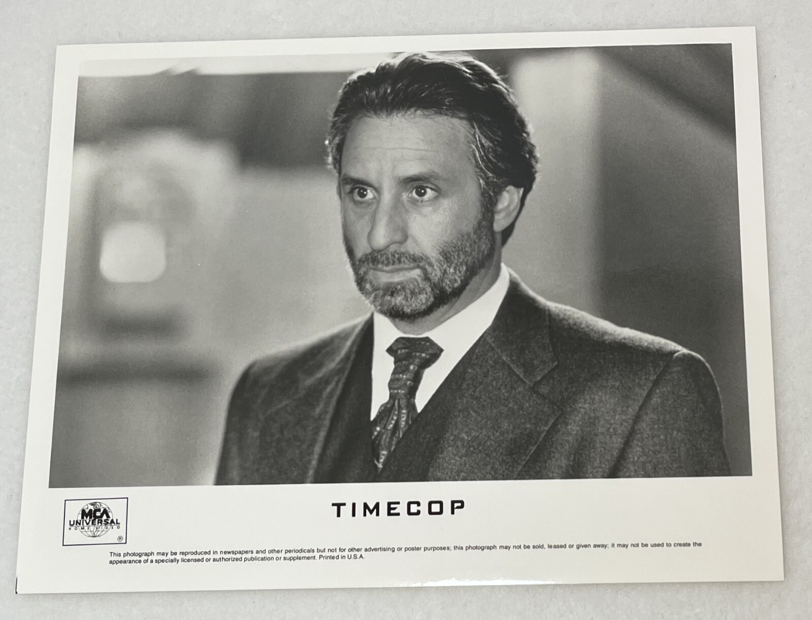 TIMECOP 1994 MCA/Universal Press Photo Ron Silver | eBay