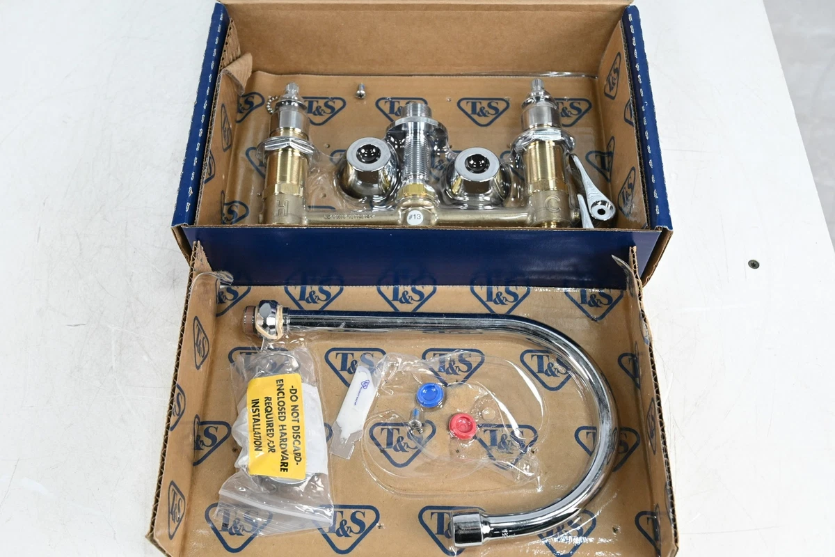 新作モデル TS Manual - Brass T&S Faucets Brass B-2867-04 Widespread ...