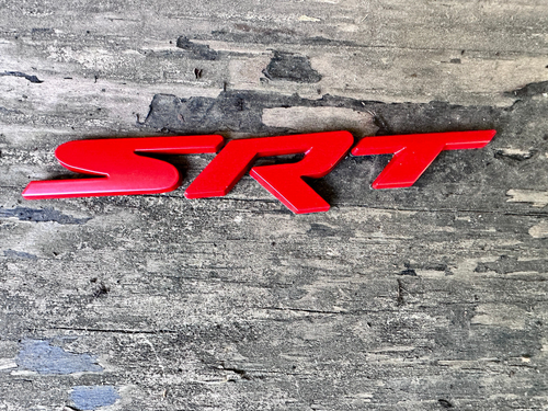 15-18 Grand Cherokee Red SRT Logo Emblem Nameplate Badge | eBay