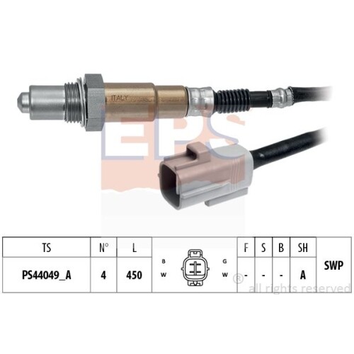 EPS Sonde lambda pour CITROËN MITSUBISHI NISSAN PEUGEOT 1.998.356 8012510260715 | eBay