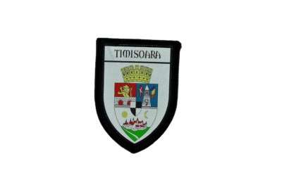 Patch printed embroidery travel souvenir shield city flag timisoara ...