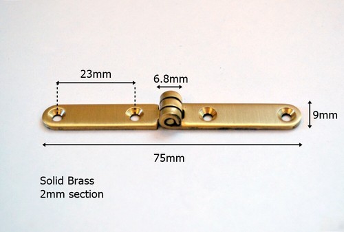 Writing Slope Hinges / Strap Hinges - Solid Brass - Prokraft WSH | eBay UK