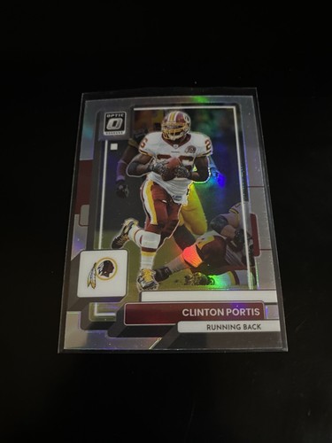Clinton Portis 2022 Silver Holo Prizm Football Card Commanders 200 PWE ...