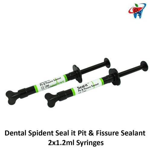 Dental Spident Seal it Light-Curing Pit & Fissure Sealant 2 Syringes x ...