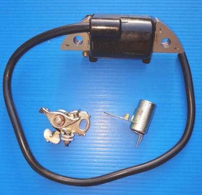 HONDA F700 TILLER ROTOVATOR IGNITION COIL POINTS CONDENSOR TYPE 2 ...