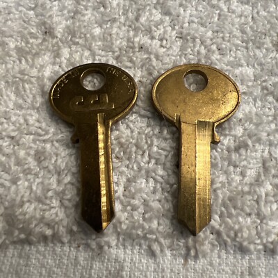 Lot Of 2 New Corbin Cabinet Lock Key Blanks CCL KEYWAY 8618C Ilco ...