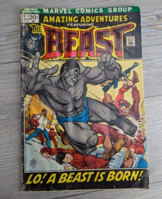 Amazing Adventures #11 March 1972 Beast Origin & 1st Appearance Marvel ...