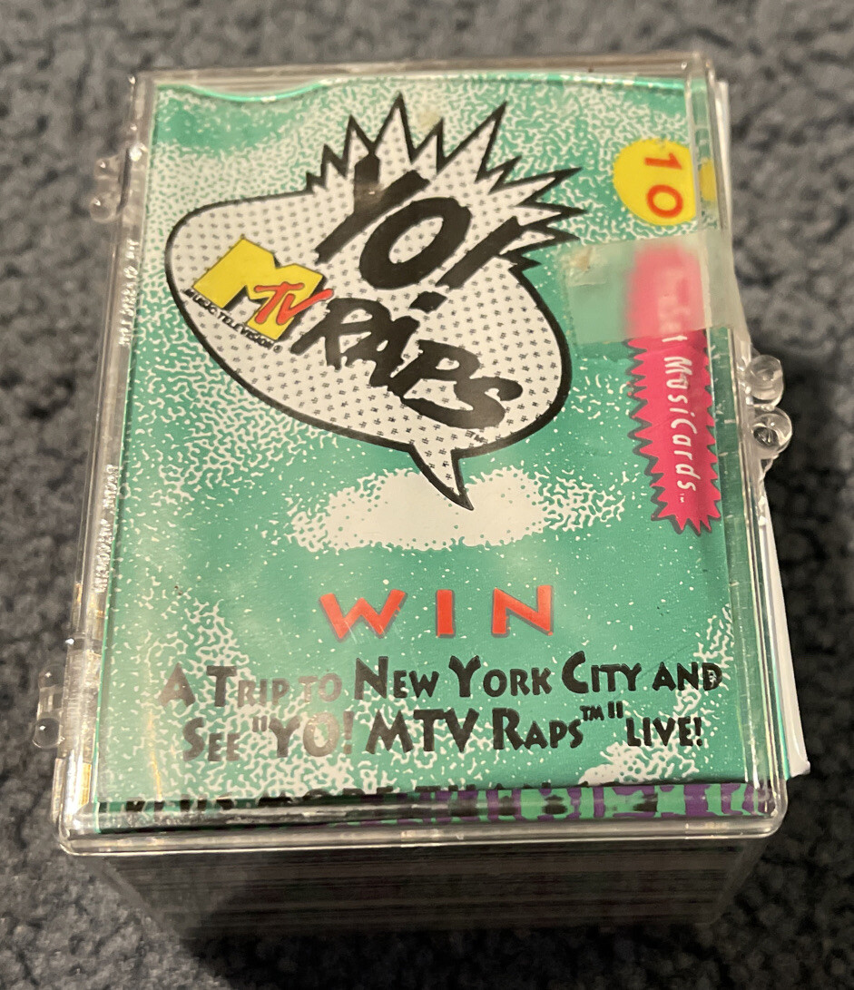 Yo MTV Raps 1991 Pro Set - Complete Card Set of 100 Cards w/Wrapper | eBay