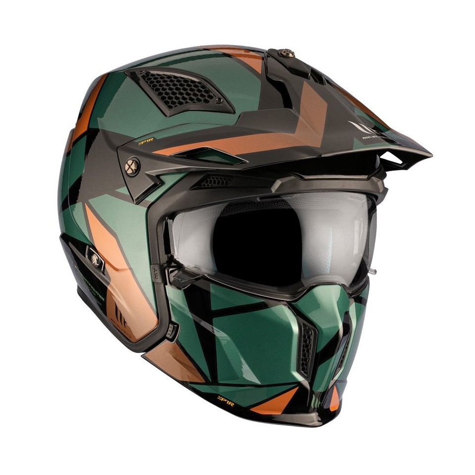 MT STREETFIGHTER FULL FACE OFF ROAD SKULL MOTORCYCLE MOTORBIKE MX CRASH ...