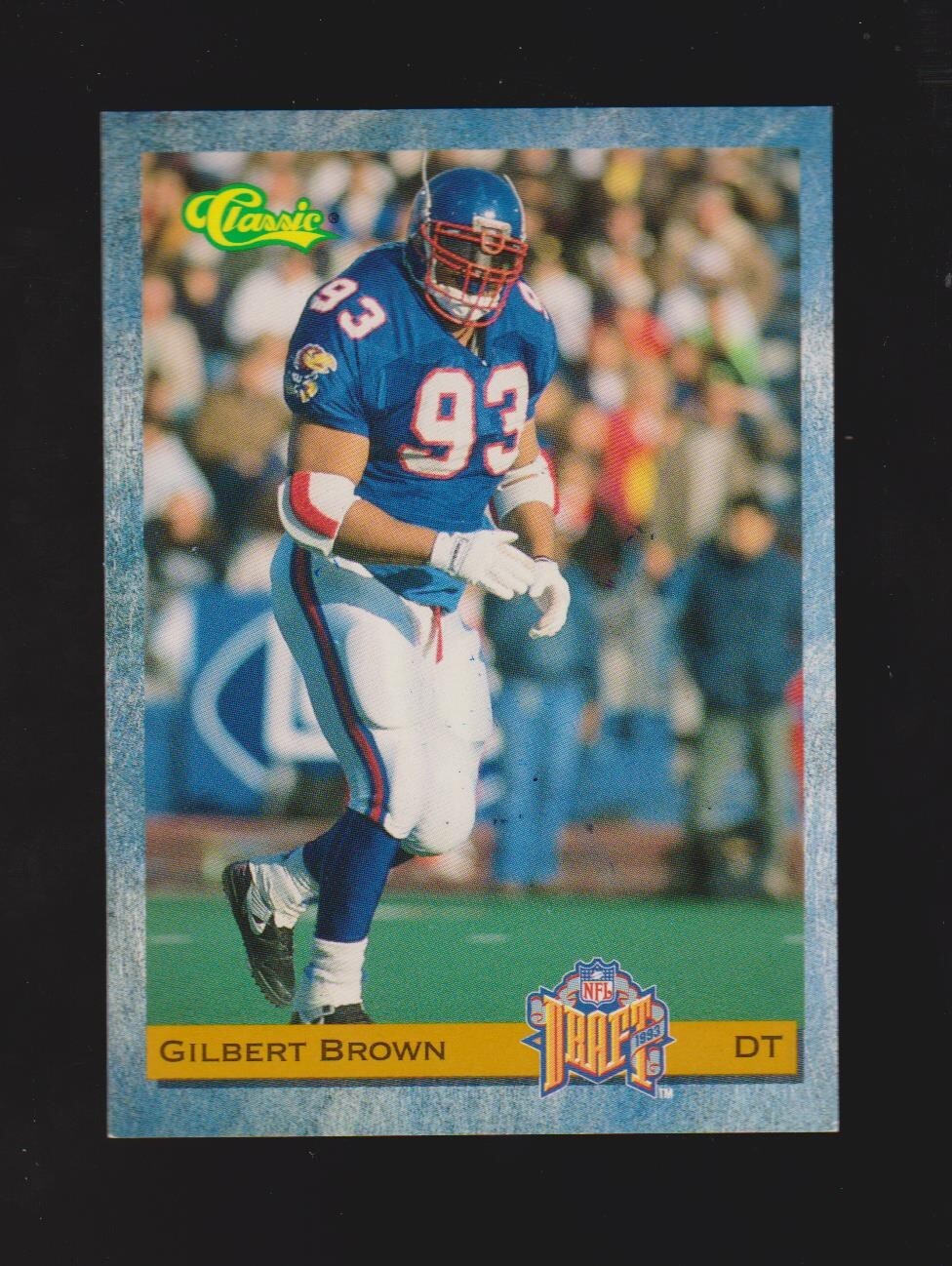 1993 Classic #60 Gilbert Brown rookie card, Green Bay Packers star | eBay